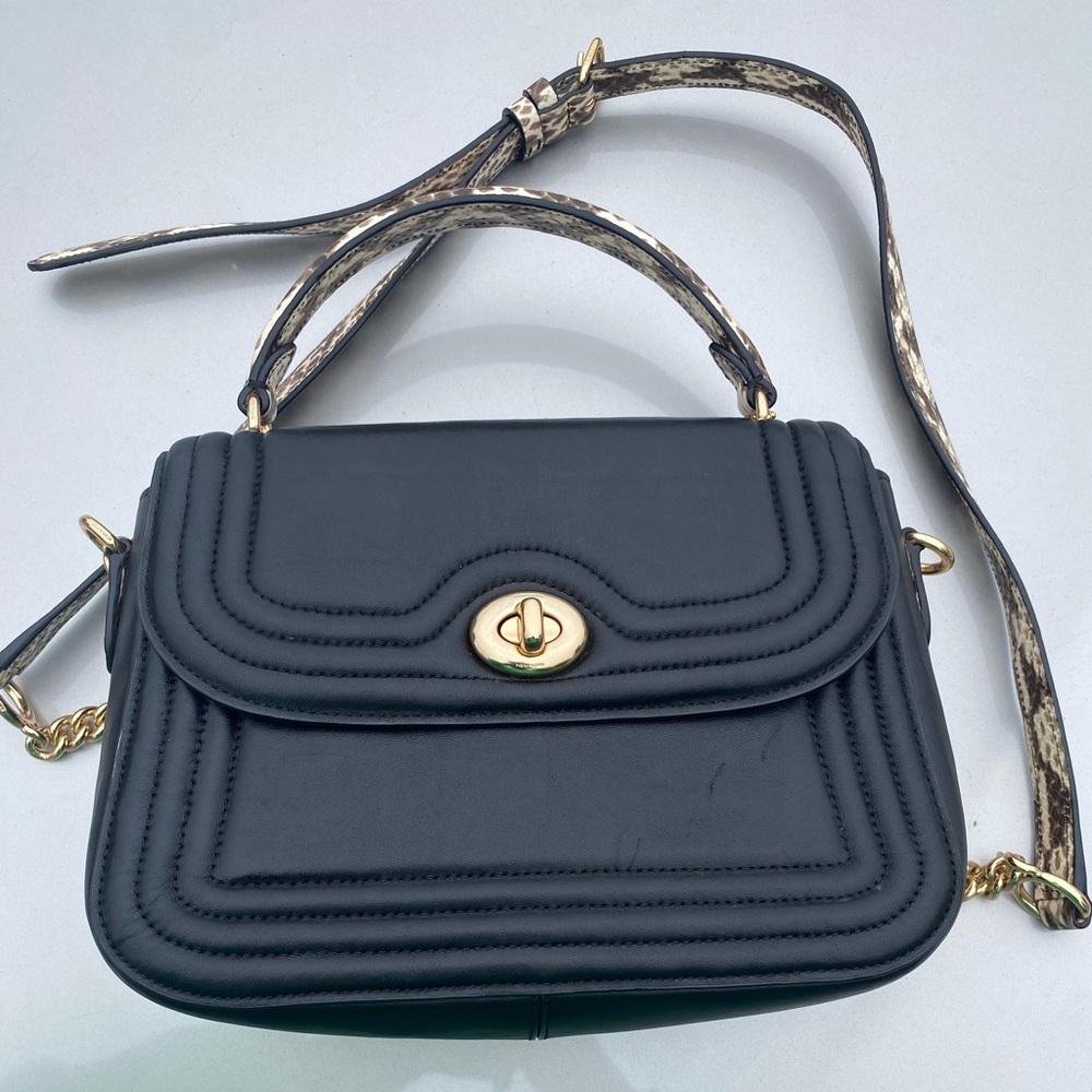 Coach Marlie Top Handle Satchel With Border Quilting … - Gem